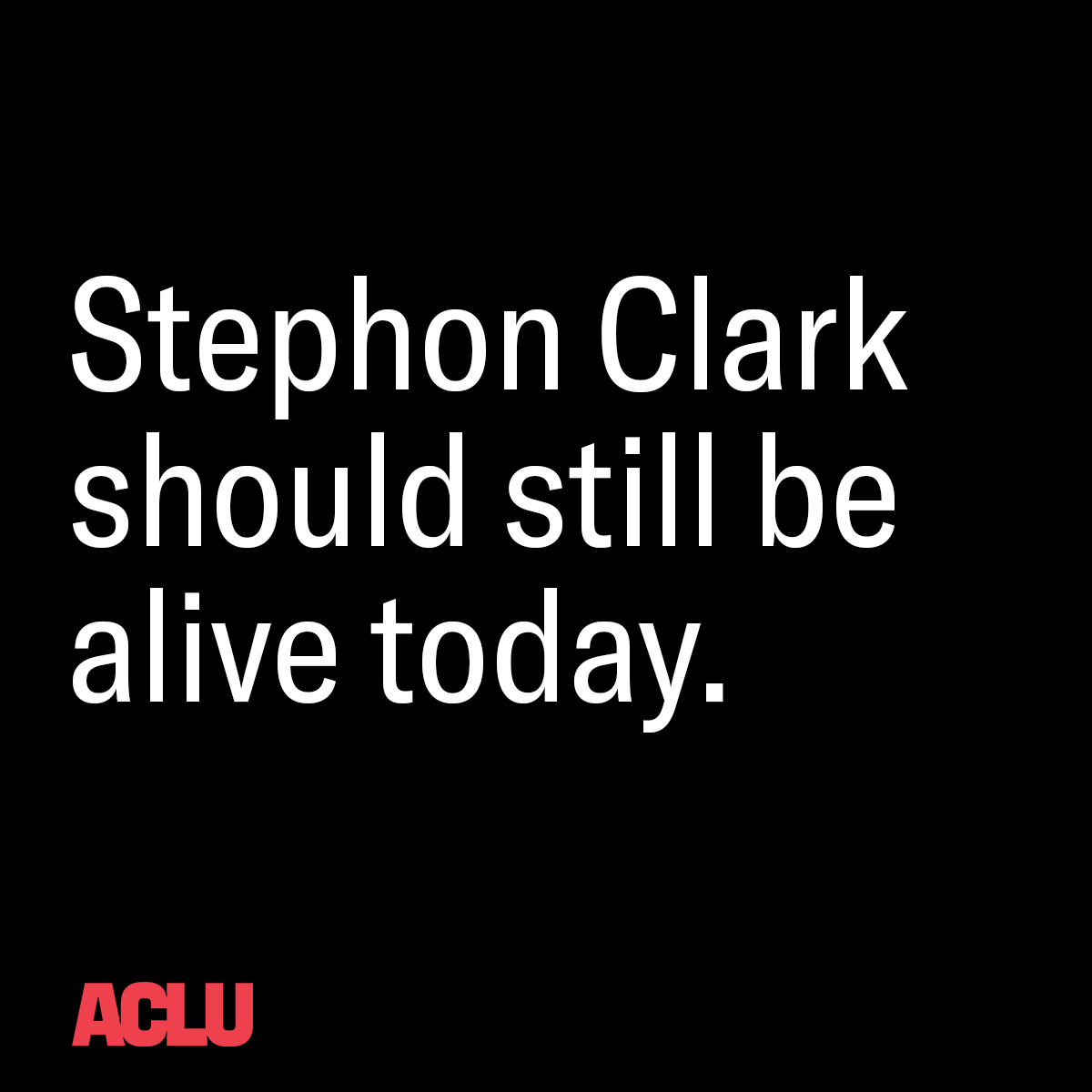 ACLU Statement on Sacramento DA Decision in Stephon Clark Shooting ...